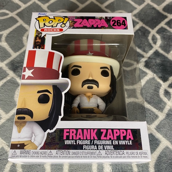 Funko | Accessories | Funko Pop Frank Zappa 264 Funko Pop Rocks | Poshmark